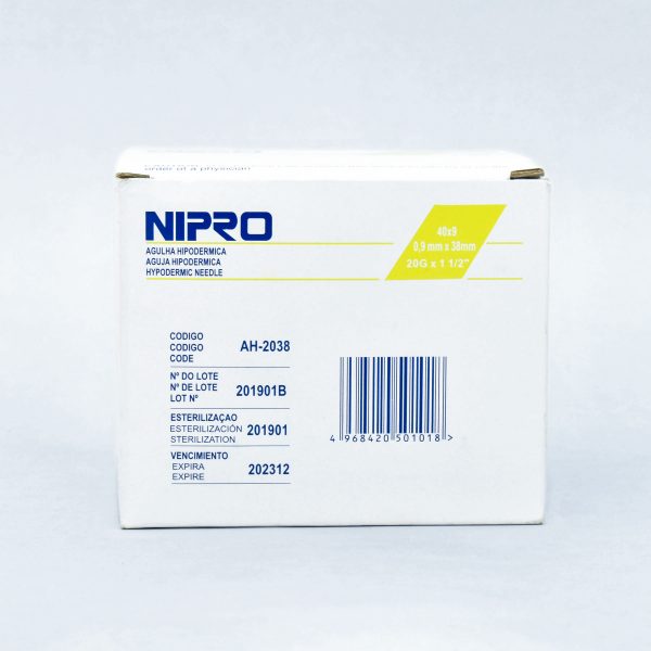 NIPRO AGUJA HIPODÉRMICA 20G - Endora