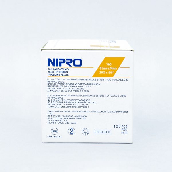 NIPRO AGUJA HIPODÉRMICA 25G - Endora