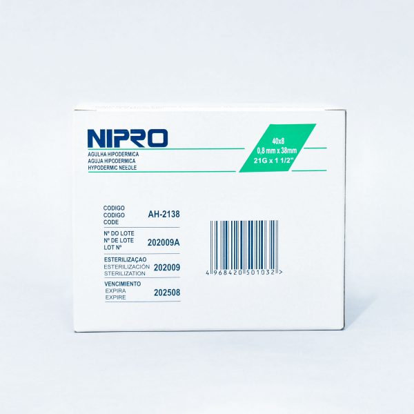 NIPRO AGUJA HIPODÉRMICA 21G - Endora